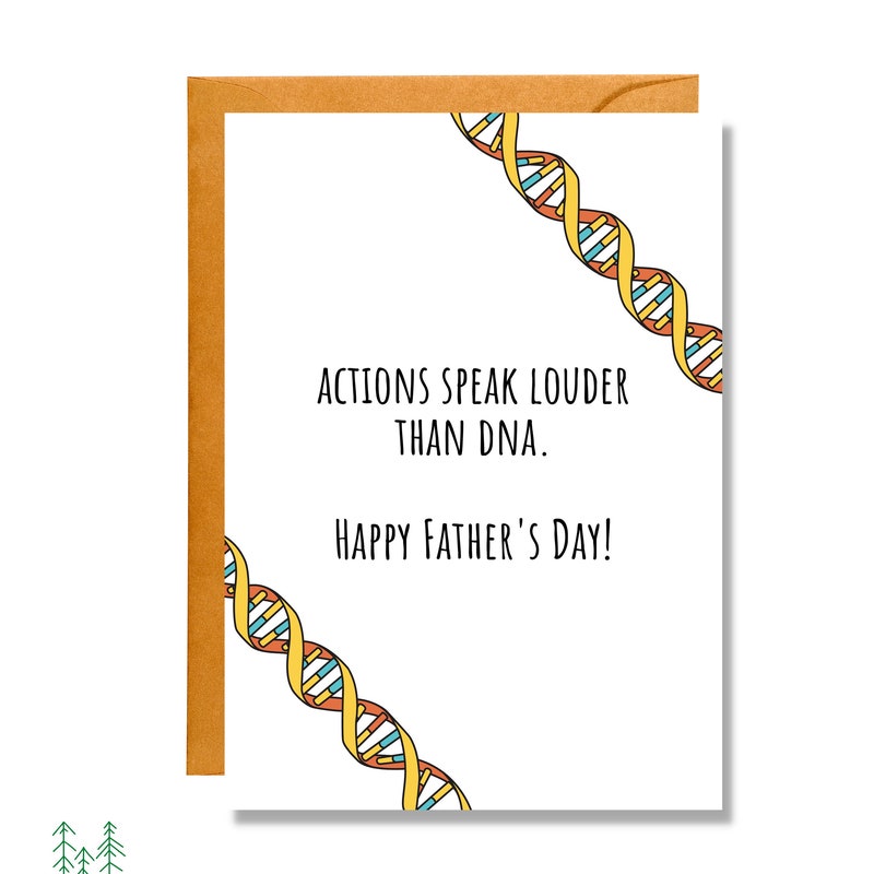 Dna Father Card - Etsy