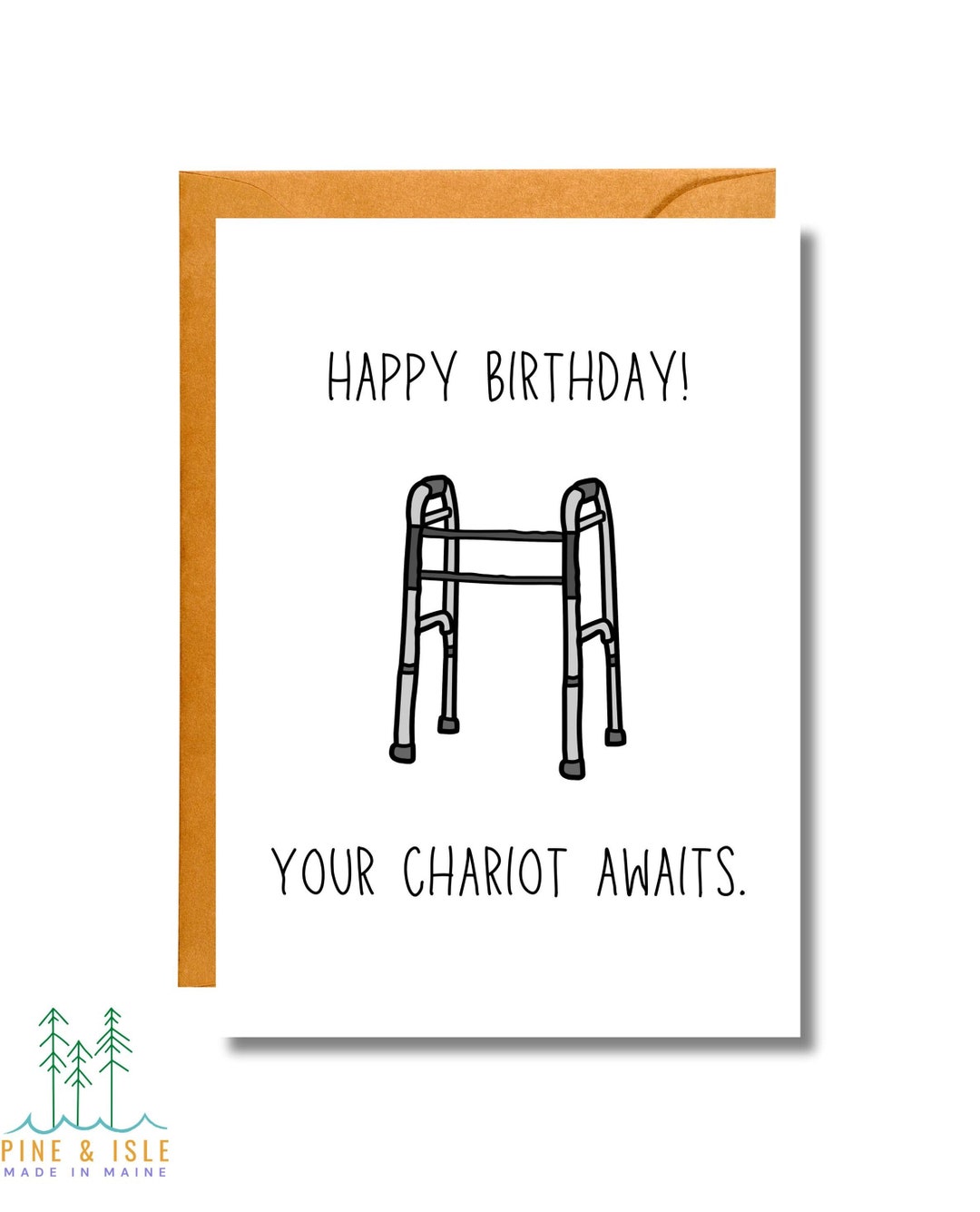 Your Chariot Awaits | Birthday Card | Funny Card | BD57 - Etsy