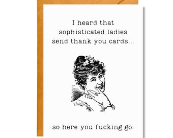 Adult Thank You - Etsy