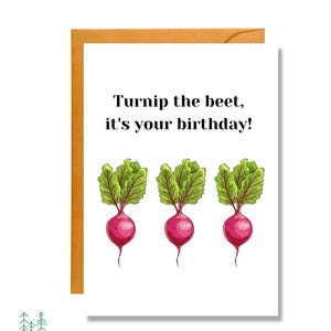 Turnip the Beet | Birthday Card | Pun Card | BD7 - Etsy