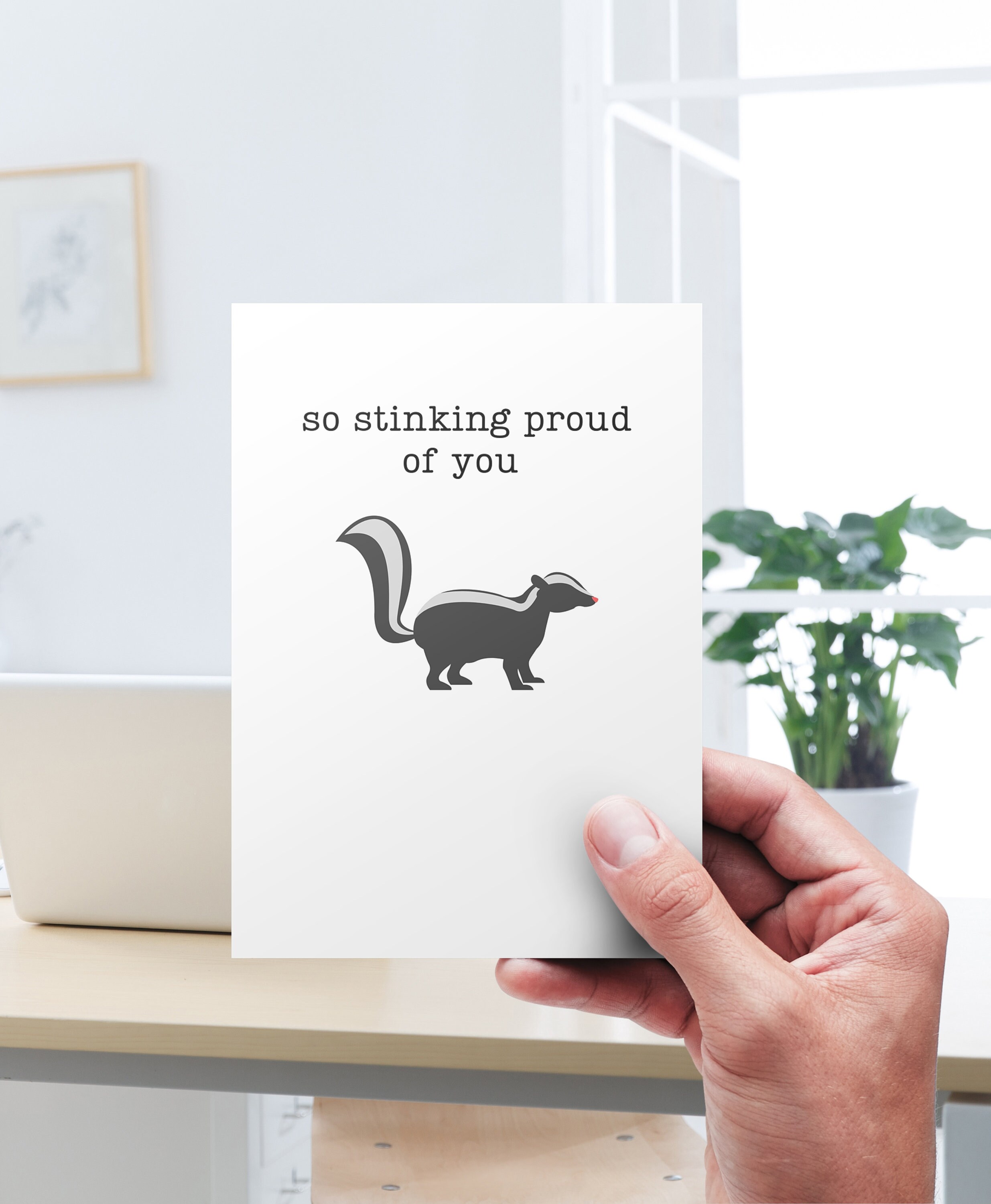So Stinking Proud of You | Congrats | Graduation | Pun Card | CO8 - Etsy
