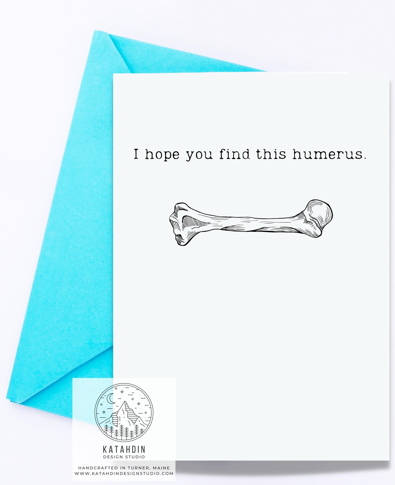 I Hope You Find This Humerus, Funny Card - Etsy