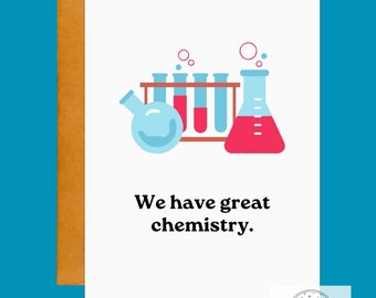 Chemistry Pun Card - Etsy