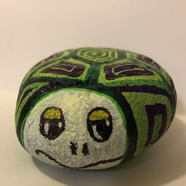 Painted Rocks Turtle - Etsy