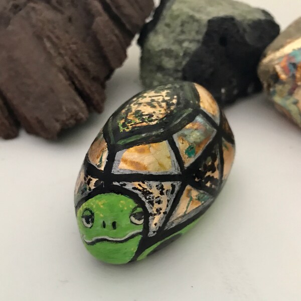 Painted Rocks Turtle - Etsy