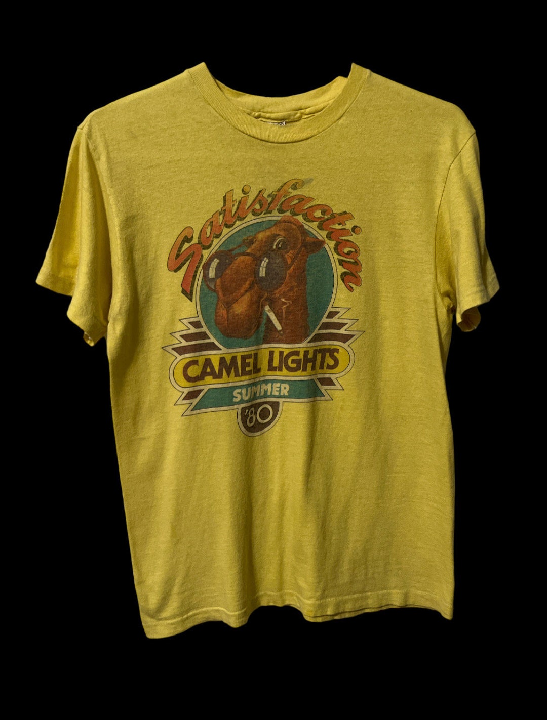 Authentic Joe Camel T-shirt, Rare 1980s Tee, Throwback Pop Cigarette ...