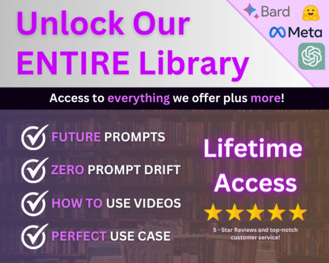 Unlock Ultimate GPT Prompt Library - Chatgpt - Boost Business, Social ...