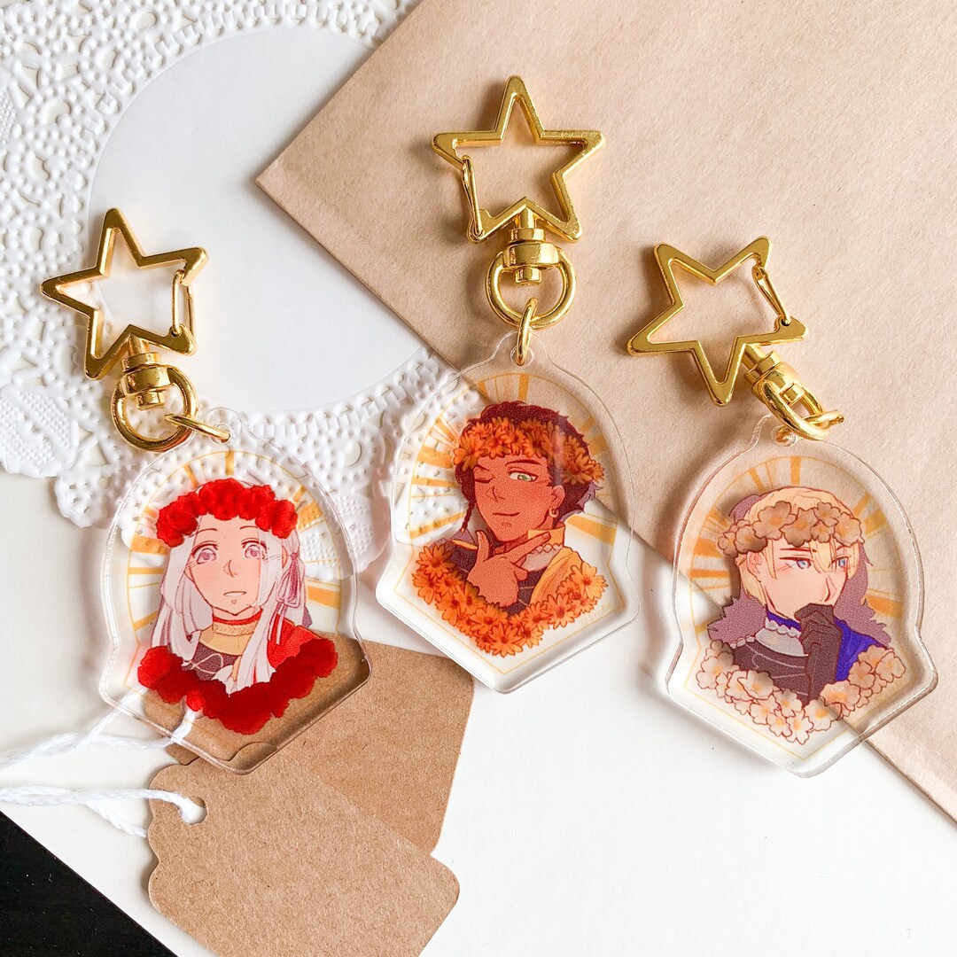 FE3H Flower Crown Charms - Dimitri Alexandre Blaiddyd Edelgard Von ...