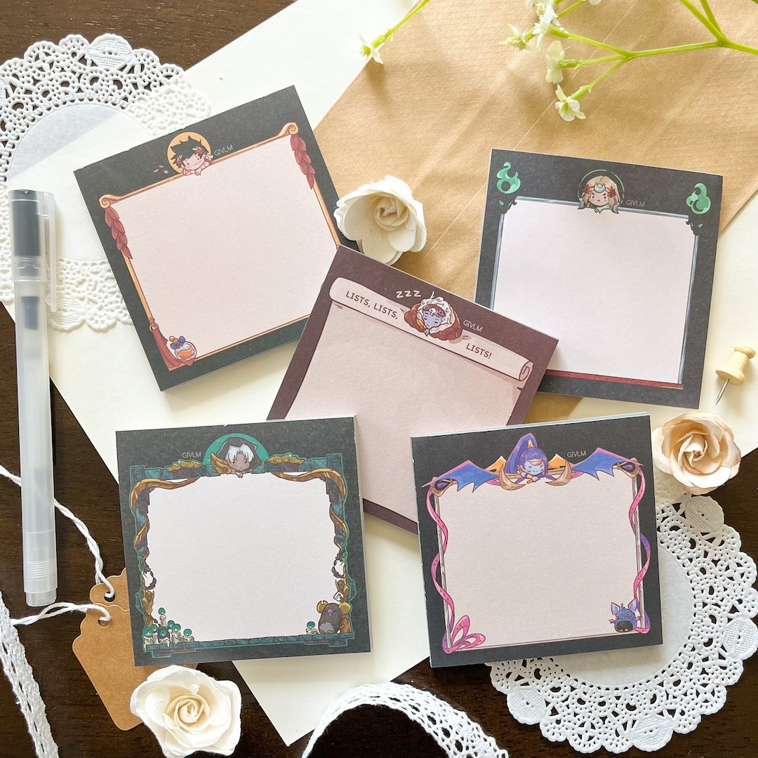 Hades Memo Pads, Stationary Sets - Zagreus, Hypnos, Megaera, Thanatos ...