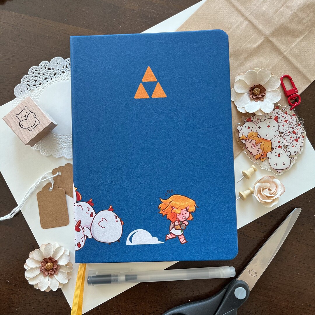 Cucco Legend of Zelda-inspired PU Leather A5 Journal, Notebook, Dotted ...