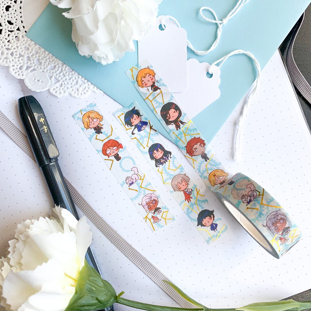Vanitas-themed Gold Foil Finish 15 Mm Washi Tape - Etsy