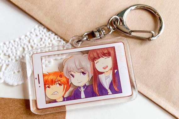 Furuba Trio Selfie Acrylic Charm - Etsy