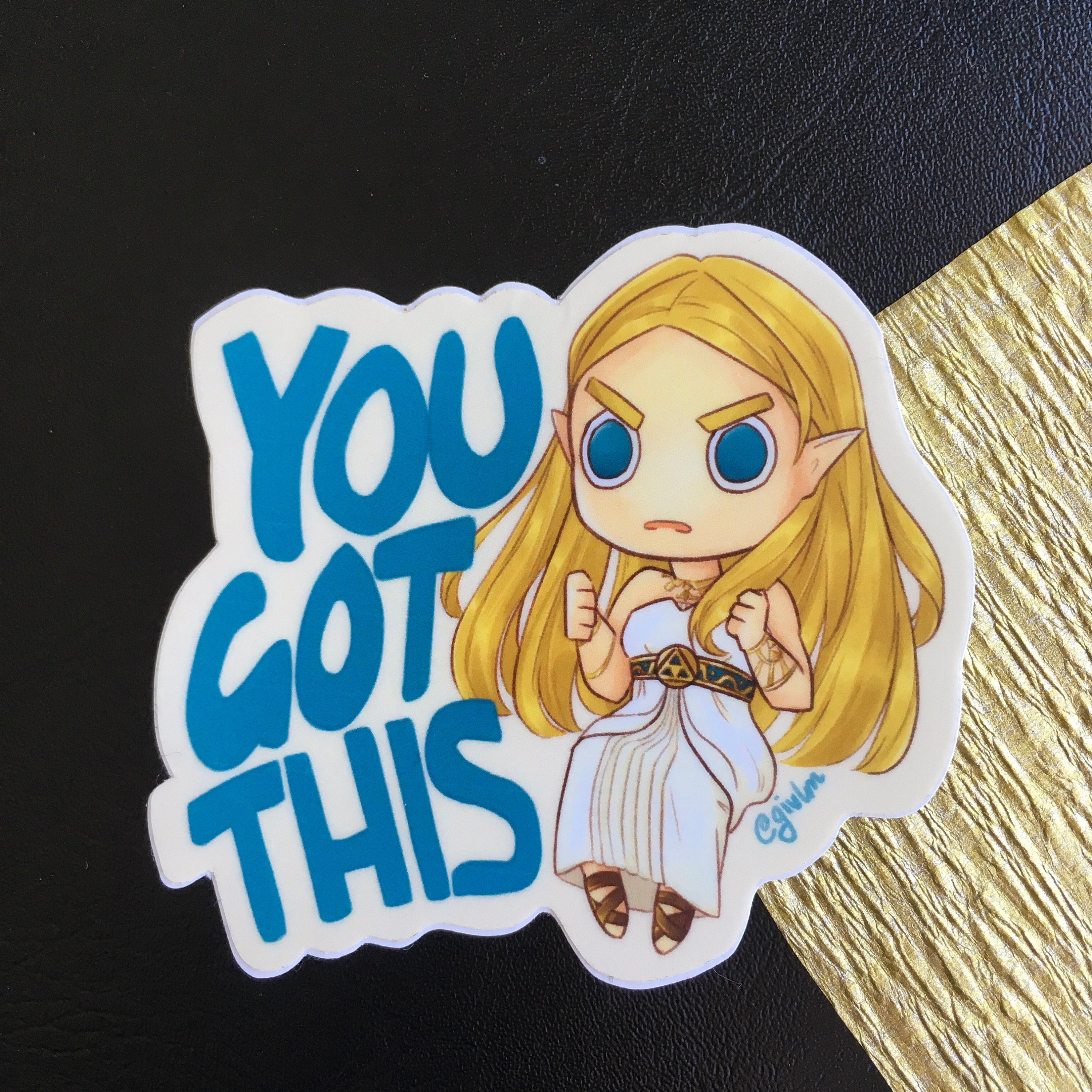 Loz Botw Zelda, Link Stickers - Etsy