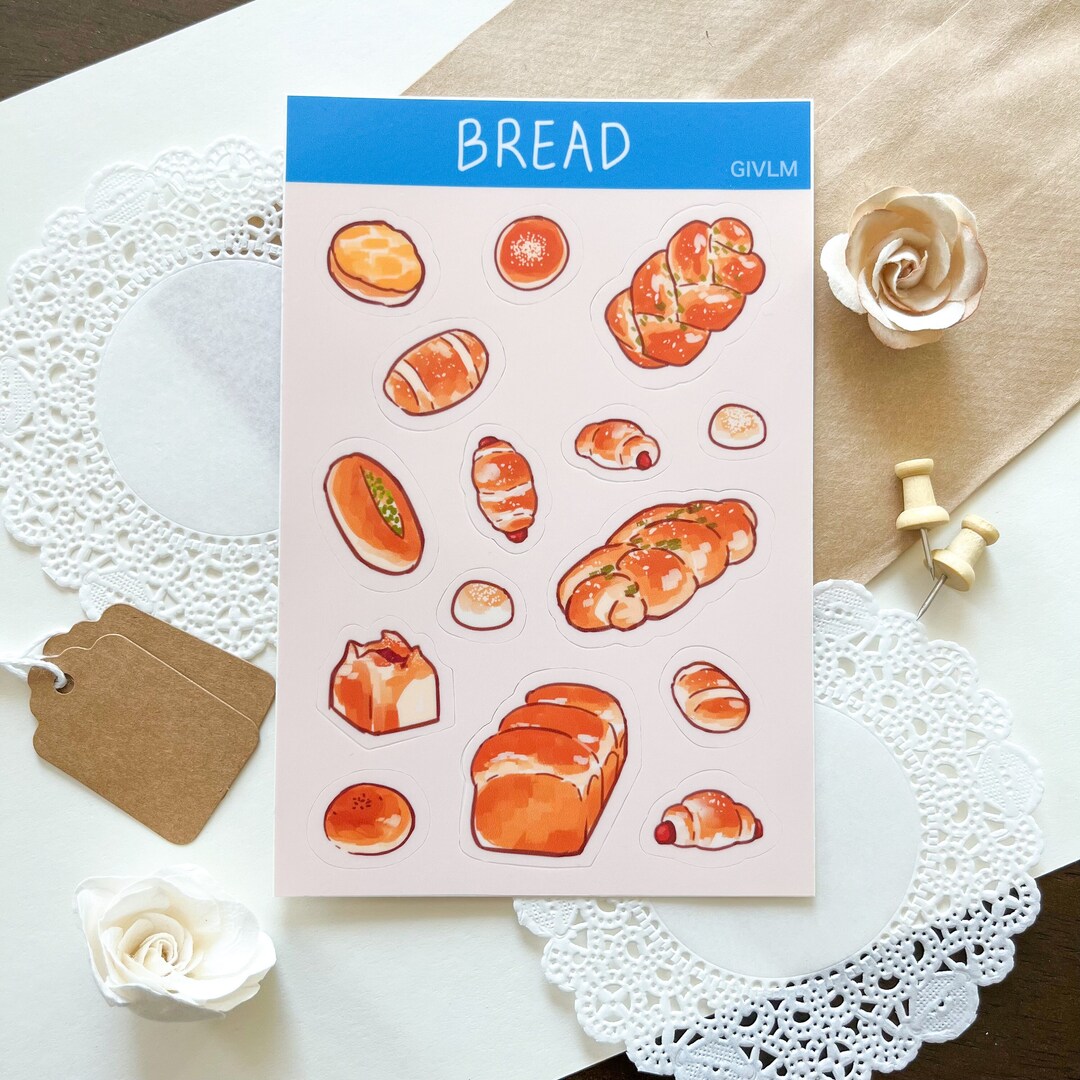 Chinese Bakery Sticker Sheet - Etsy