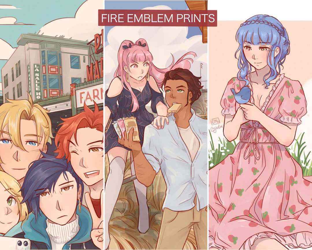 Fire Emblem-inspired Prints - Etsy