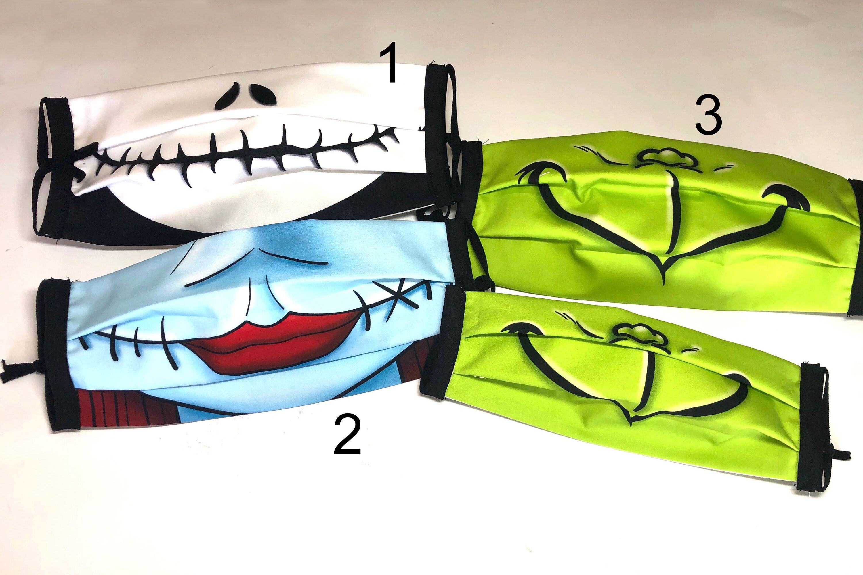 Masks, Character Face Masks / Adult and Youth Sizes / Washable and ...