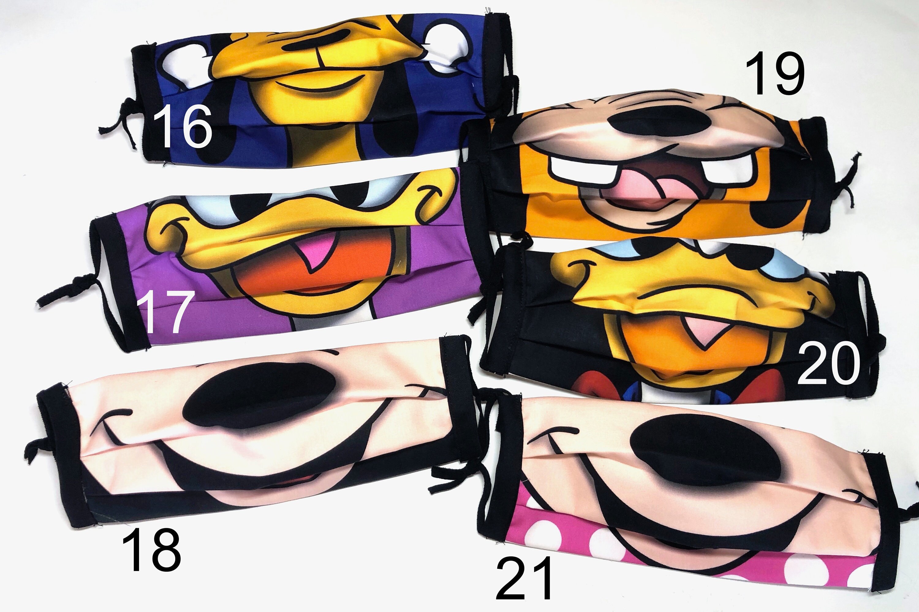 Masks, Character Face Masks / Adult and Youth Sizes / Washable and ...