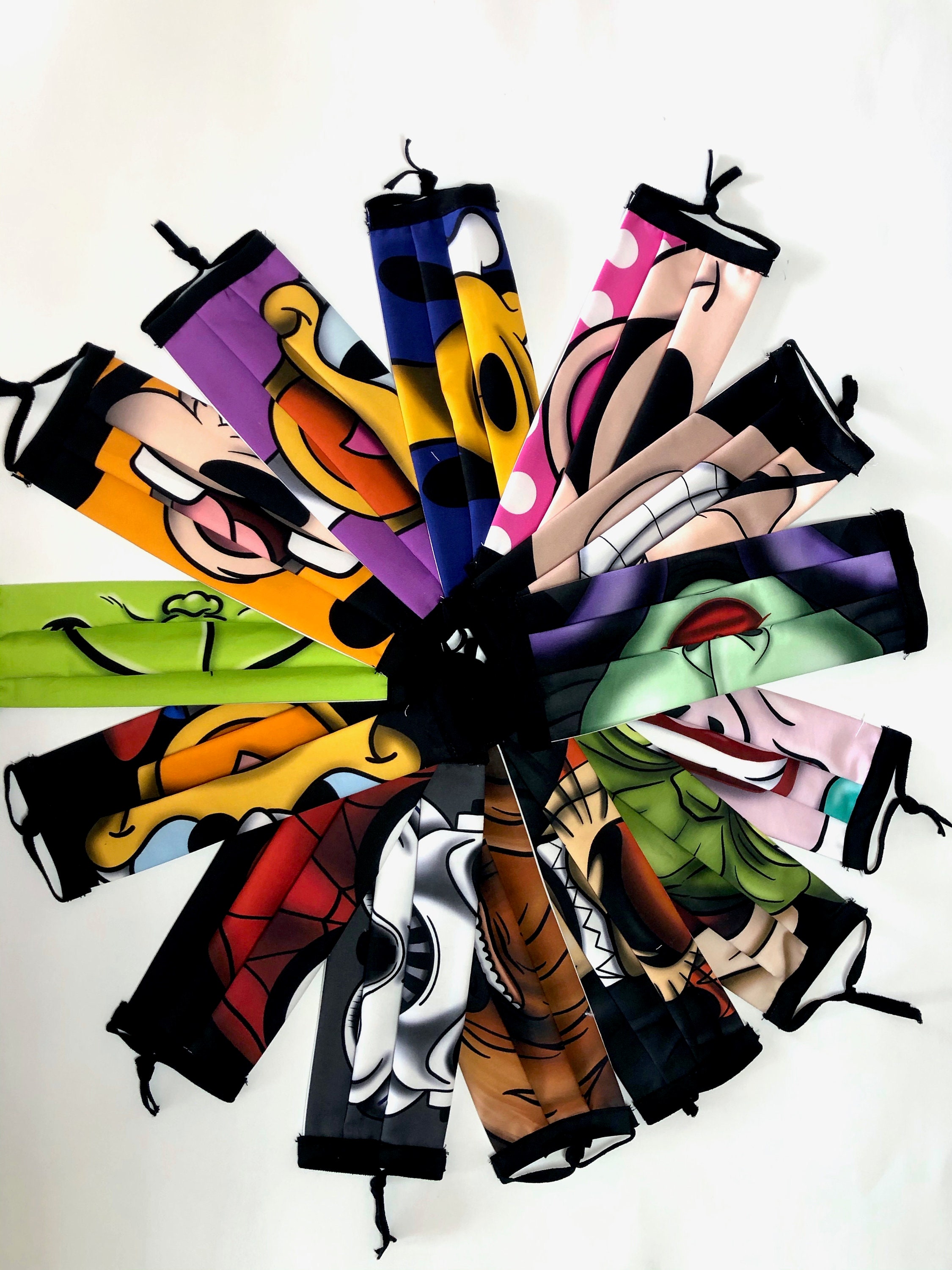 Masks, Character Face Masks / Adult and Youth Sizes / Washable and ...