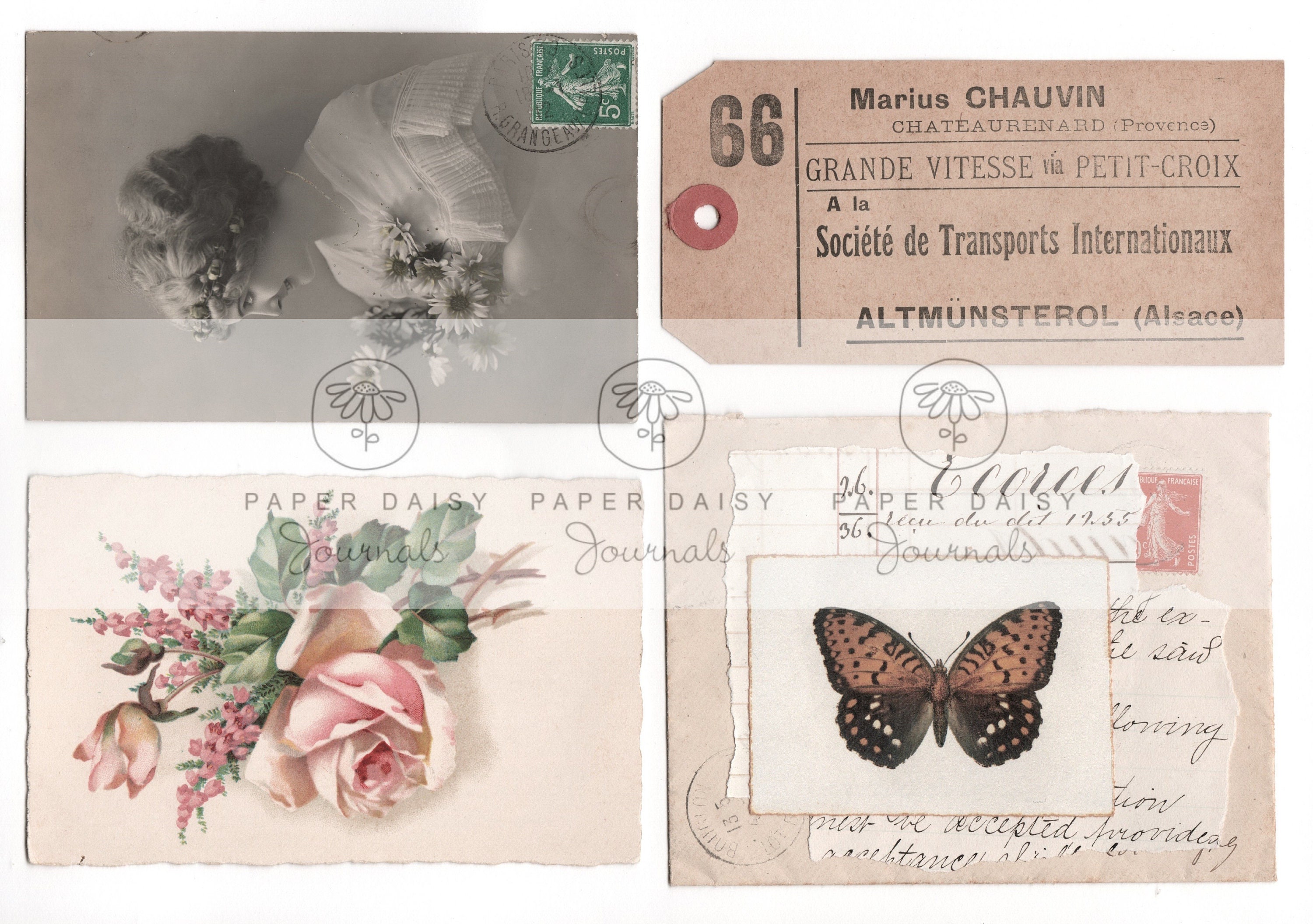 French Chateau Kit | Junk Journal Printable - Etsy