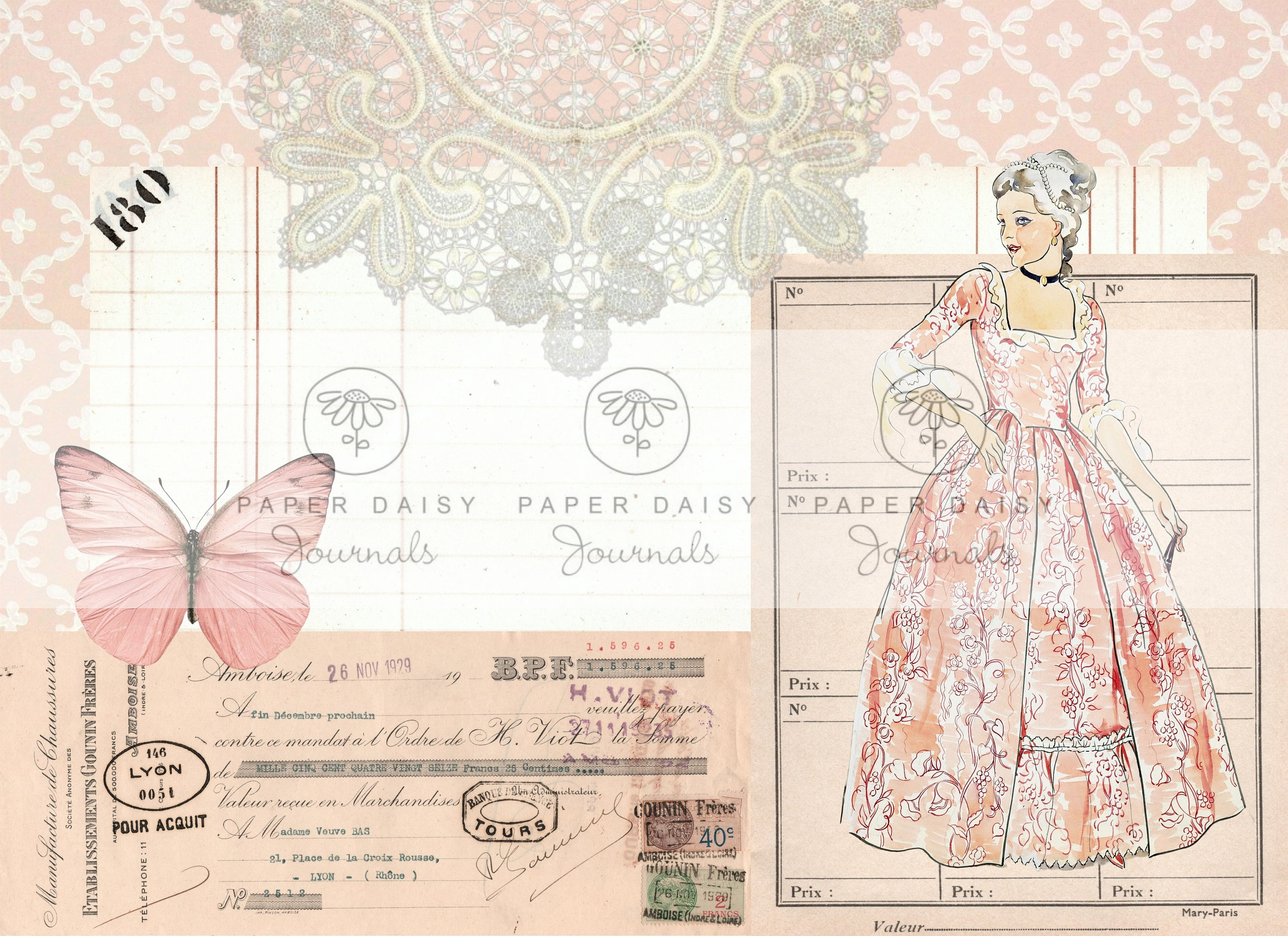 The Damsel Kit Junk Journal Printable - Etsy