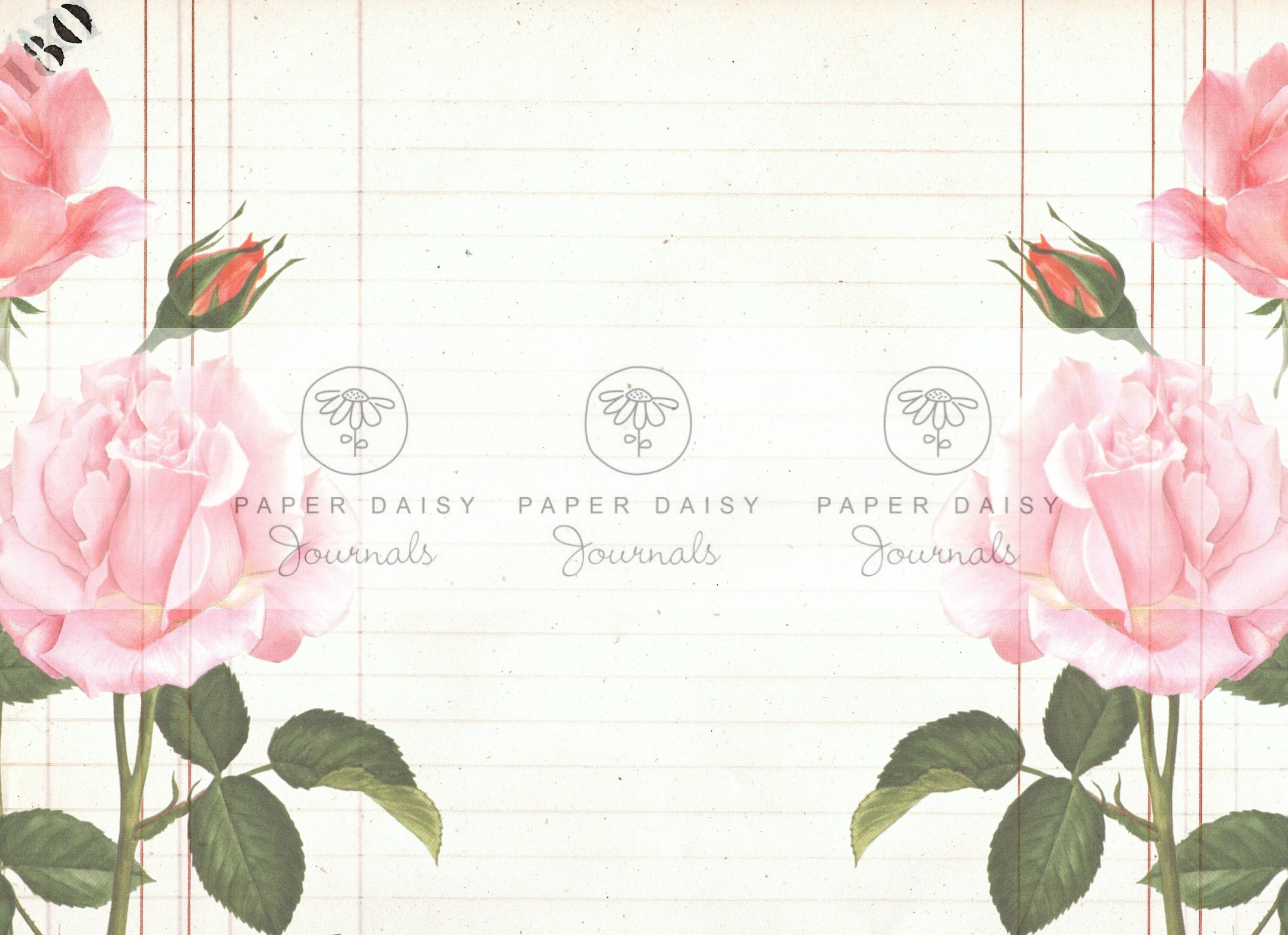 Rose Ledger Kit | Pages and Tags | Junk Journal Printable - Etsy