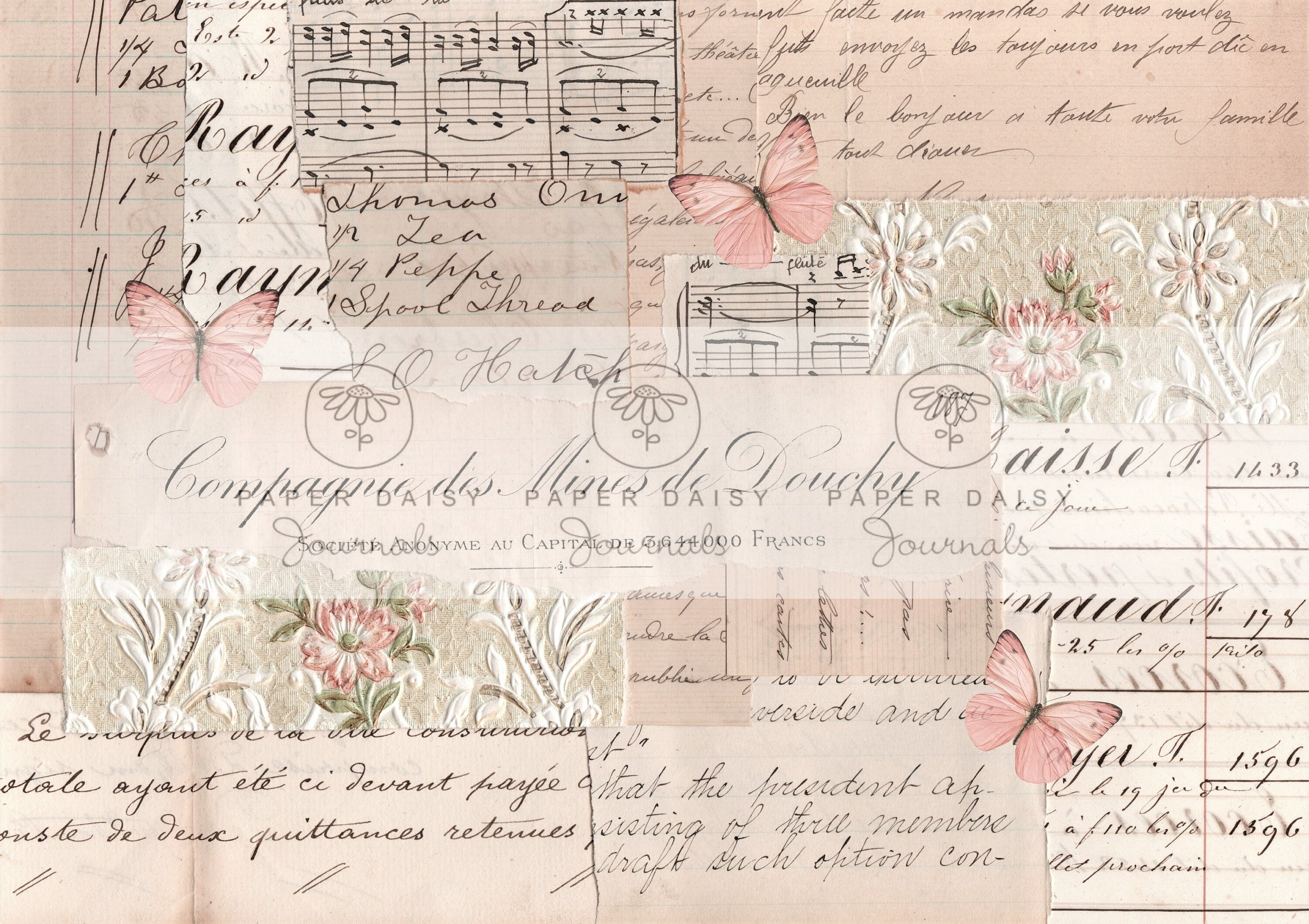 French Chateau Kit | Junk Journal Printable - Etsy