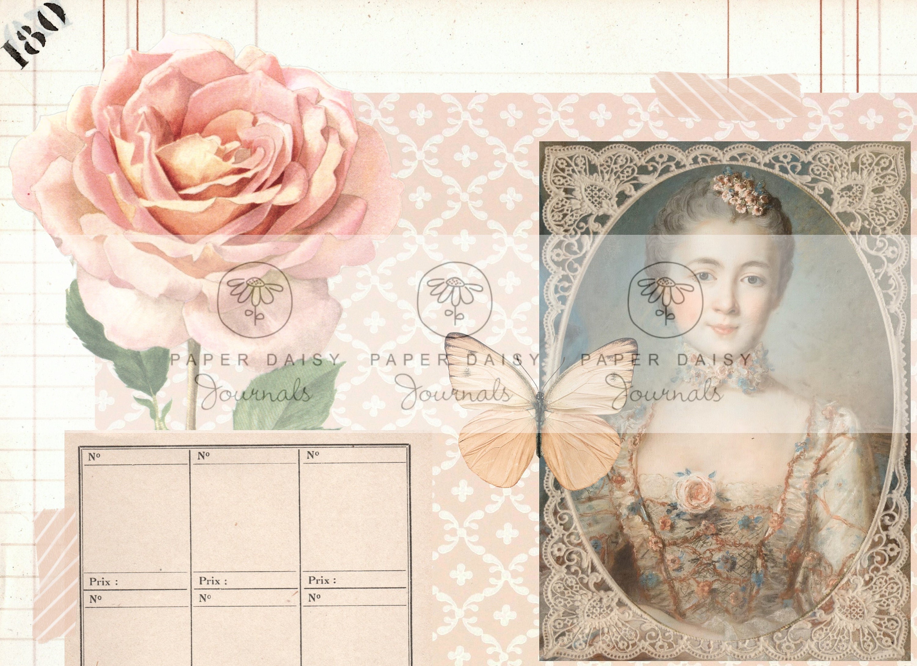 The Damsel Kit Junk Journal Printable - Etsy
