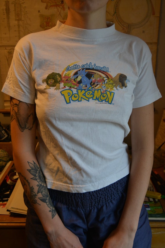 1999 POKEMON//Vintage//T-shirt//Official Nintendo//Mo… - Gem
