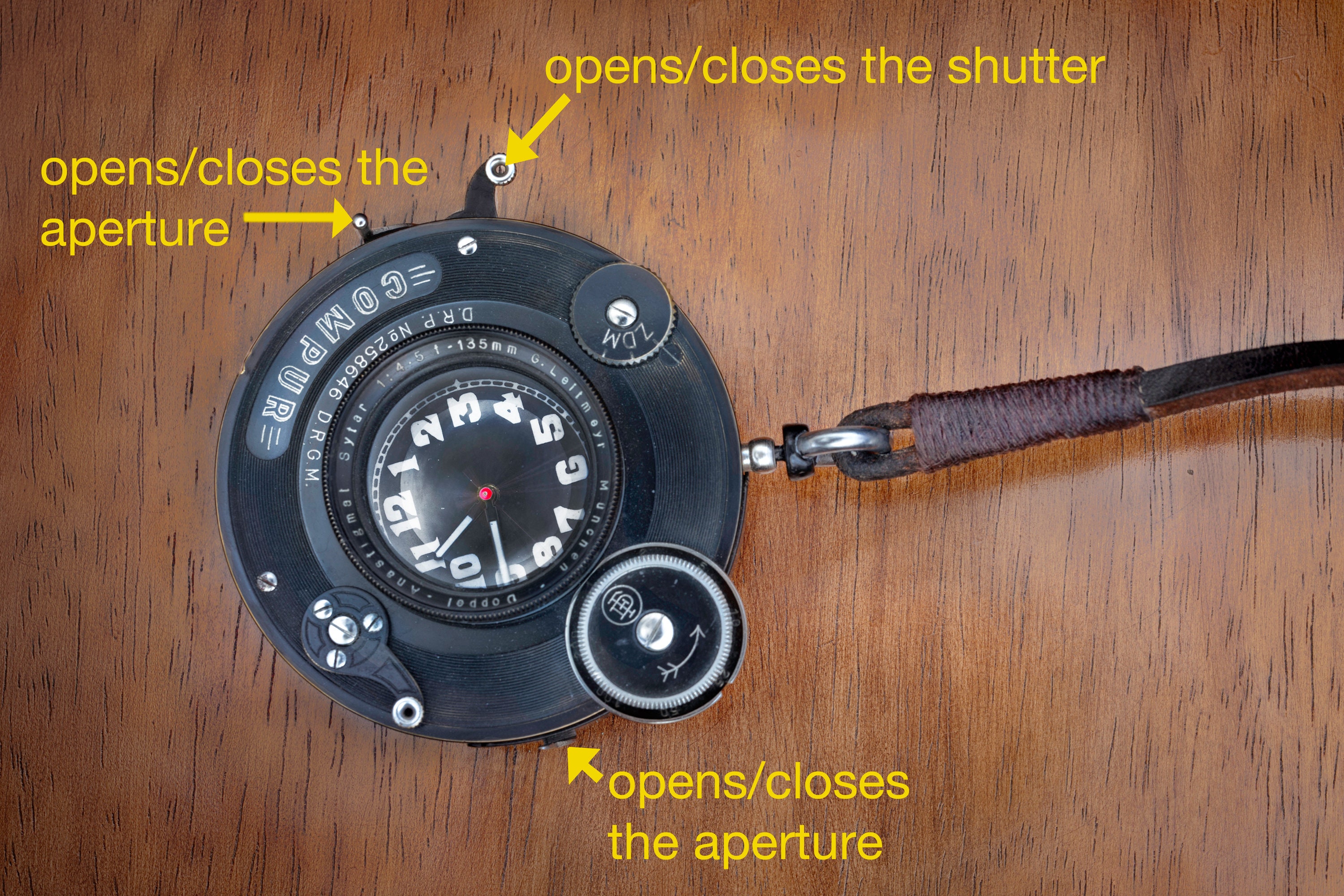 Pocket Watch - F2.8 Shutter Watch - Etsy