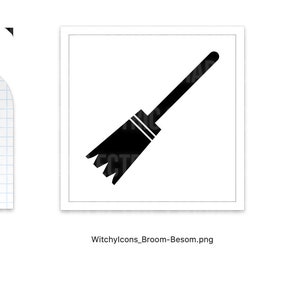 Witches Broom SVG Besom SVG Pagan SVG Wicca Icon | Etsy