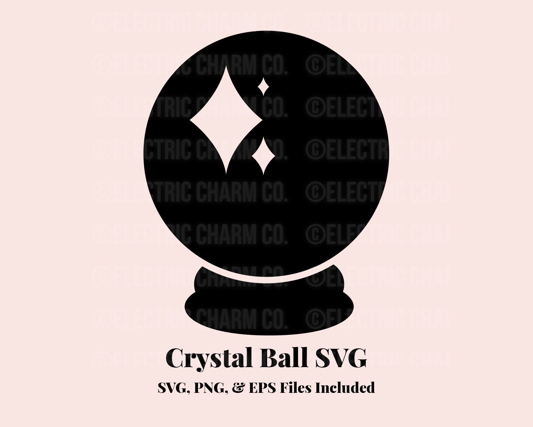 Crystal Ball SVG, Fortune Teller SVG, Pagan SVG, Wicca Icon, Silhouette ...