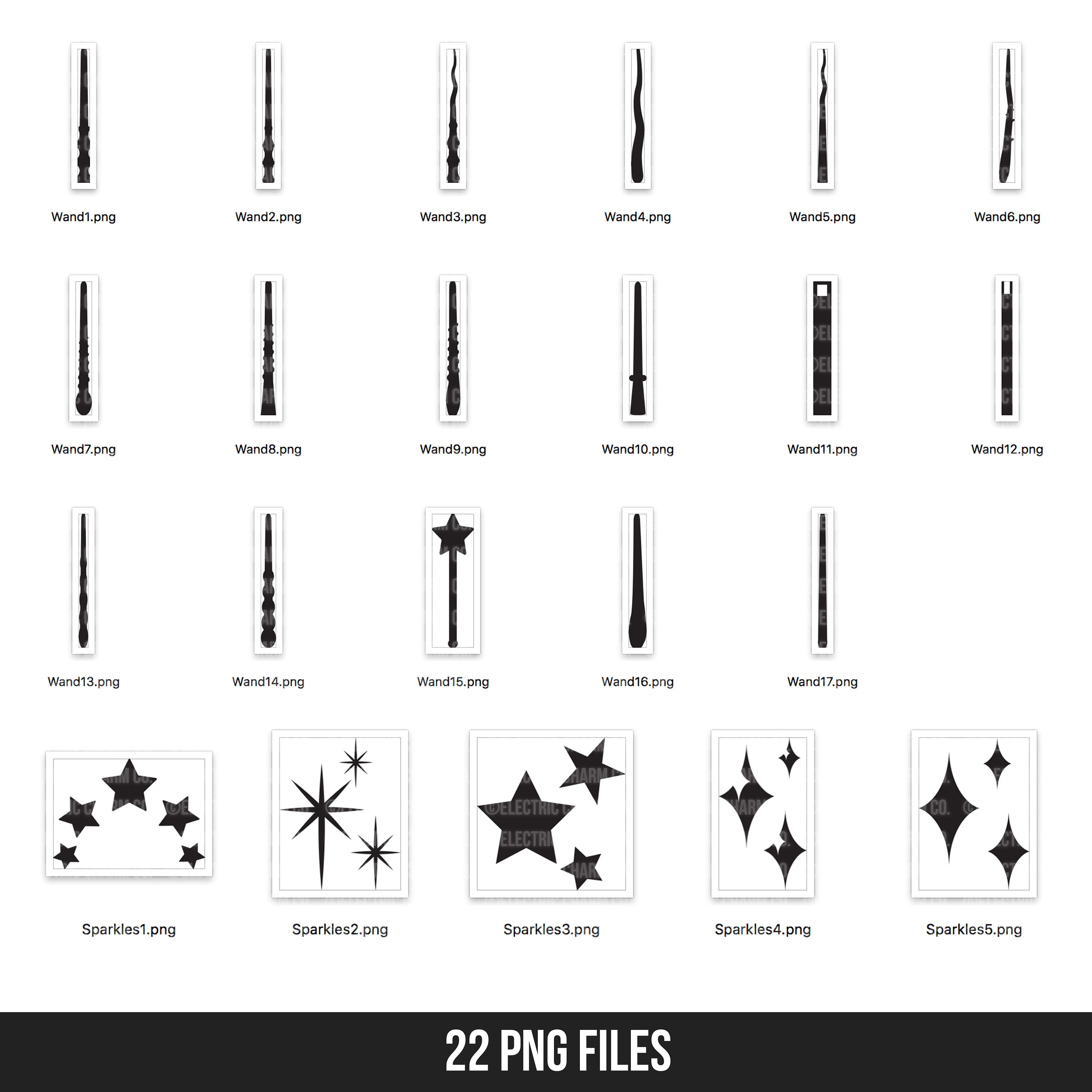 Magic Wand SVG Icon Set | 22 Icons | Magical Vector Set | Magic Wand ...