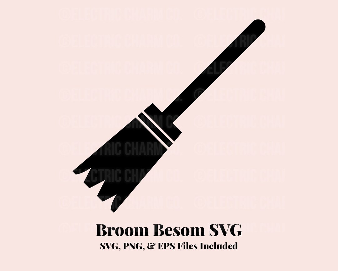 Witches Broom SVG, Besom SVG, Pagan SVG, Wicca Icon, Silhouette Cut ...