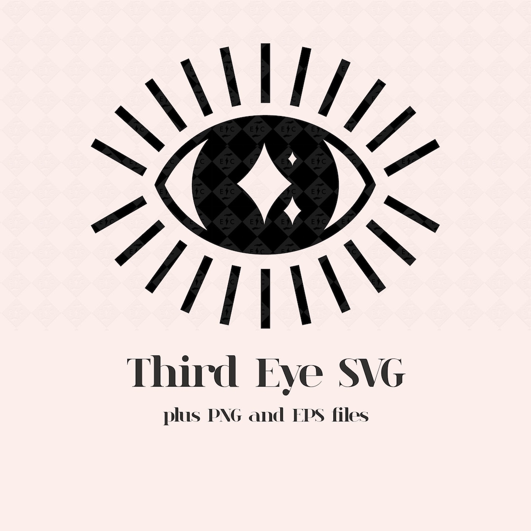 Third Eye SVG, Evil Eye Cut File, Magical Vector, Graphic Eye PNG ...