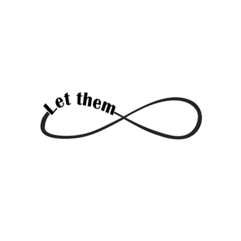 Let Them Temporary Tattoo Lasts a Week Wrist Ankle Arm Body Art Stoic ...