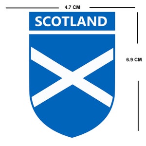 Scotland Team Crest Iron on Screen Print Transfers for Fabrics Machine ...