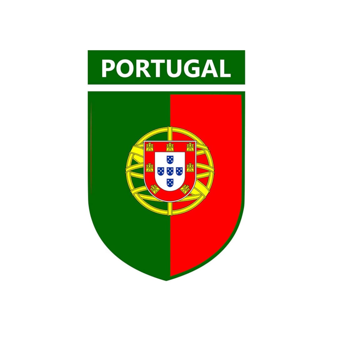 Portugal Team Crest Iron on Screen Print Transfers for Fabrics Machine ...