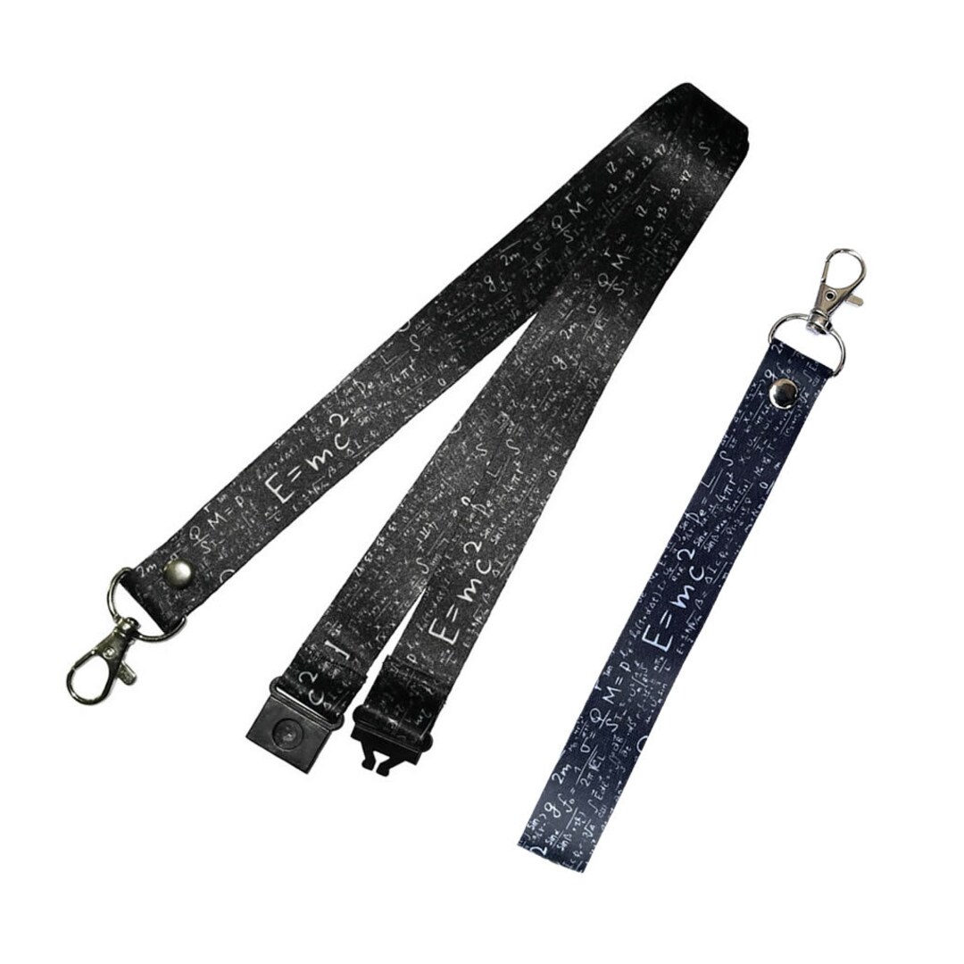 Einstein E=MC2 Equation Theory of Relativity Maths Teacher Lanyard Key ...