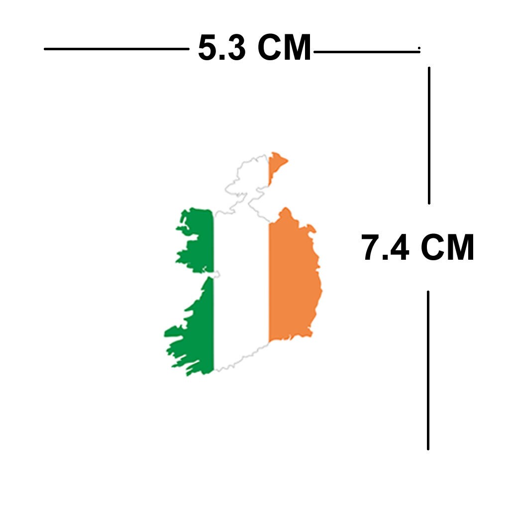 15 X Irish Iron on Transfers for Fabrics Ireland Flag Shamrock Irish ...