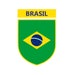 Brazil Team Crest Iron on Screen Print Transfers for Fabrics Machine ...