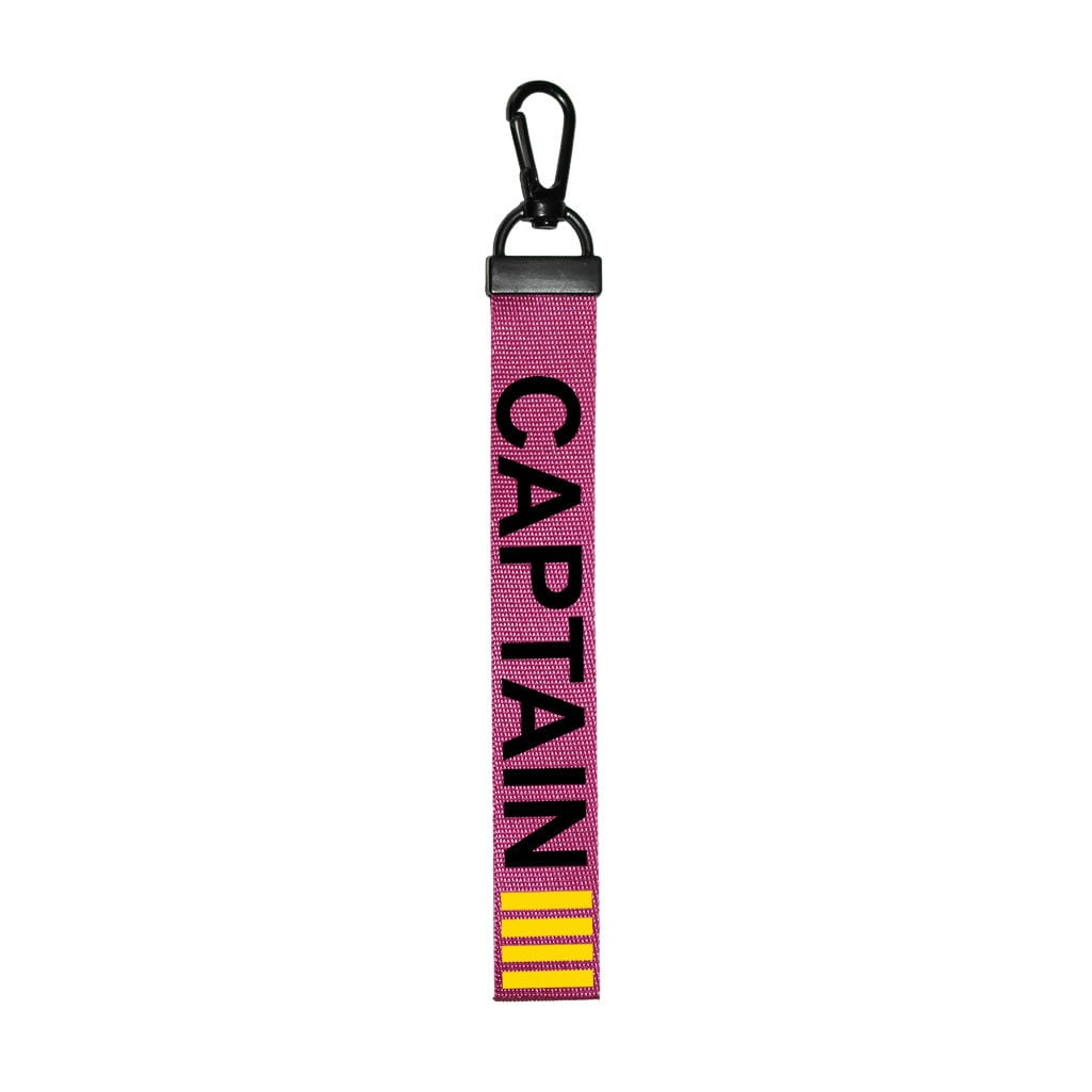 Captain Key Chain Key Ring Luggage Tag Commander Zipper Pull | Etsy