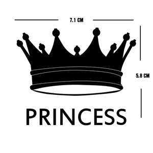DIY the Royals - King, Queen, Prince, Princess Crown Iron on Screen ...