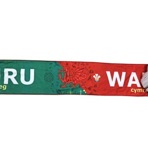 Wales National Team Supporter Scarf Football Soccer World Cup Football ...