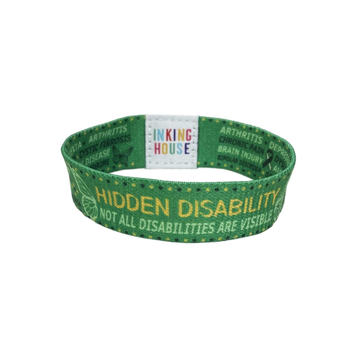 Hidden Disability Patient Elastic Wrist Band Wristband Butterfly - Etsy