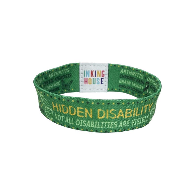 Hidden Disability Patient Elastic Wrist Band Wristband Butterfly - Etsy