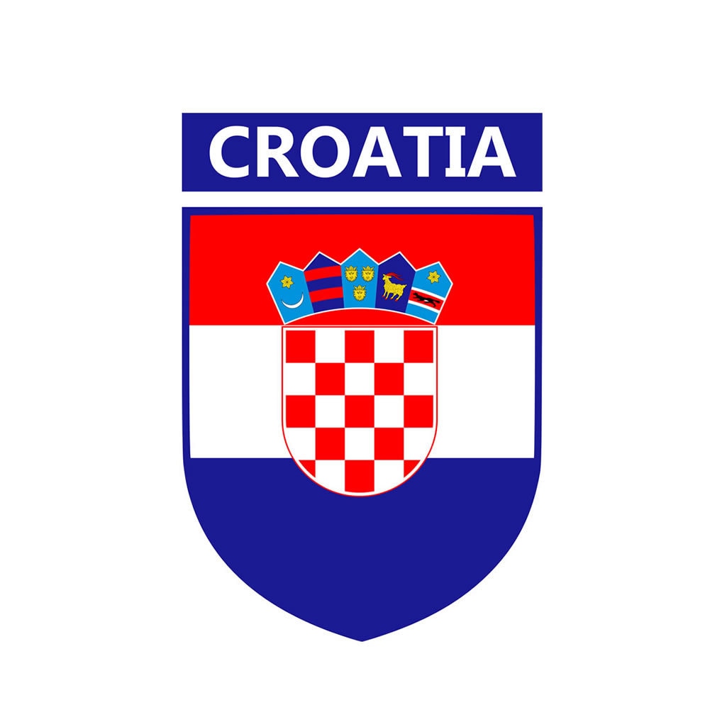 Croatia Team Crest Iron on Screen Print Transfers for Fabrics | Etsy