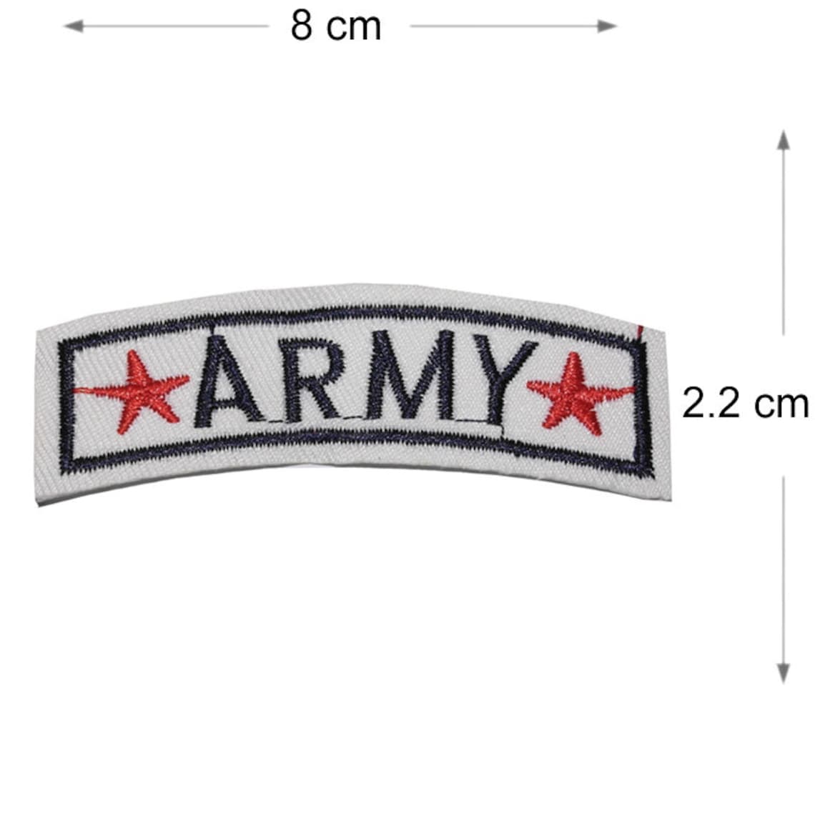 Set of 8 Army Iron / Sew on Embroidered Patch Badge Embroidery - Etsy