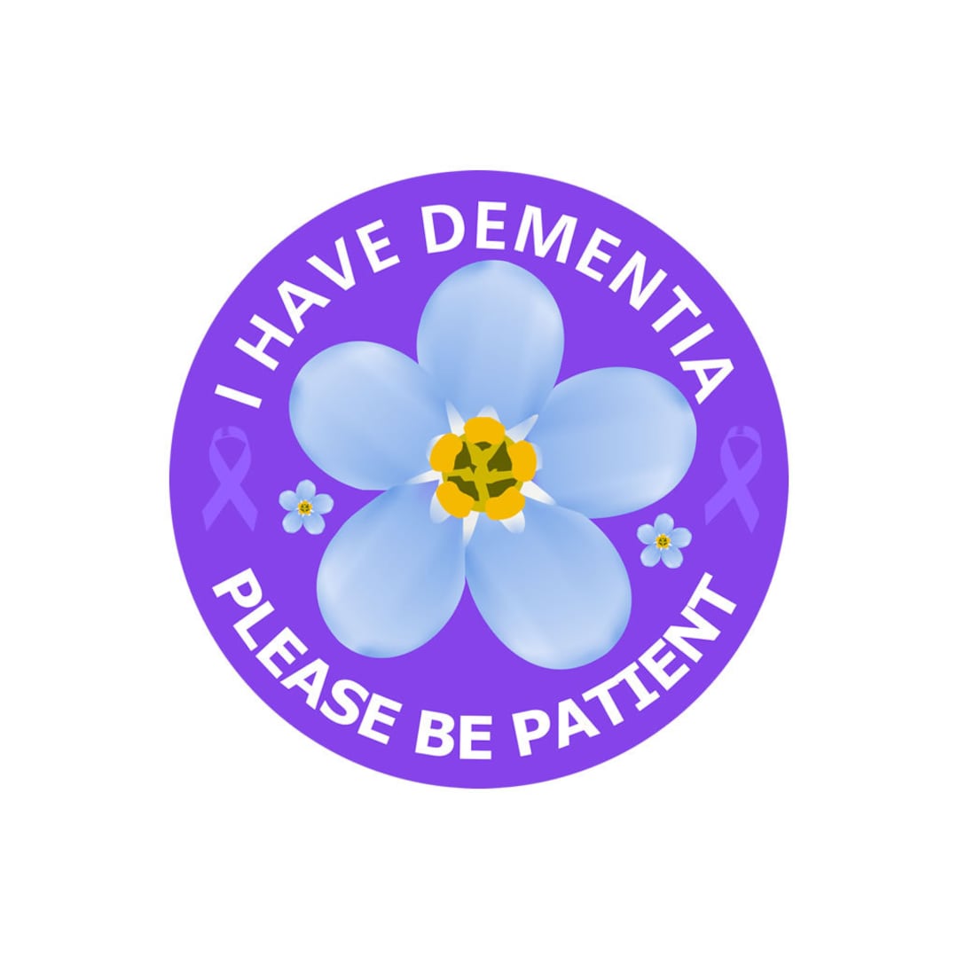 I Have Dementia Please Be Patient Iron on Screen Print Transfers for ...
