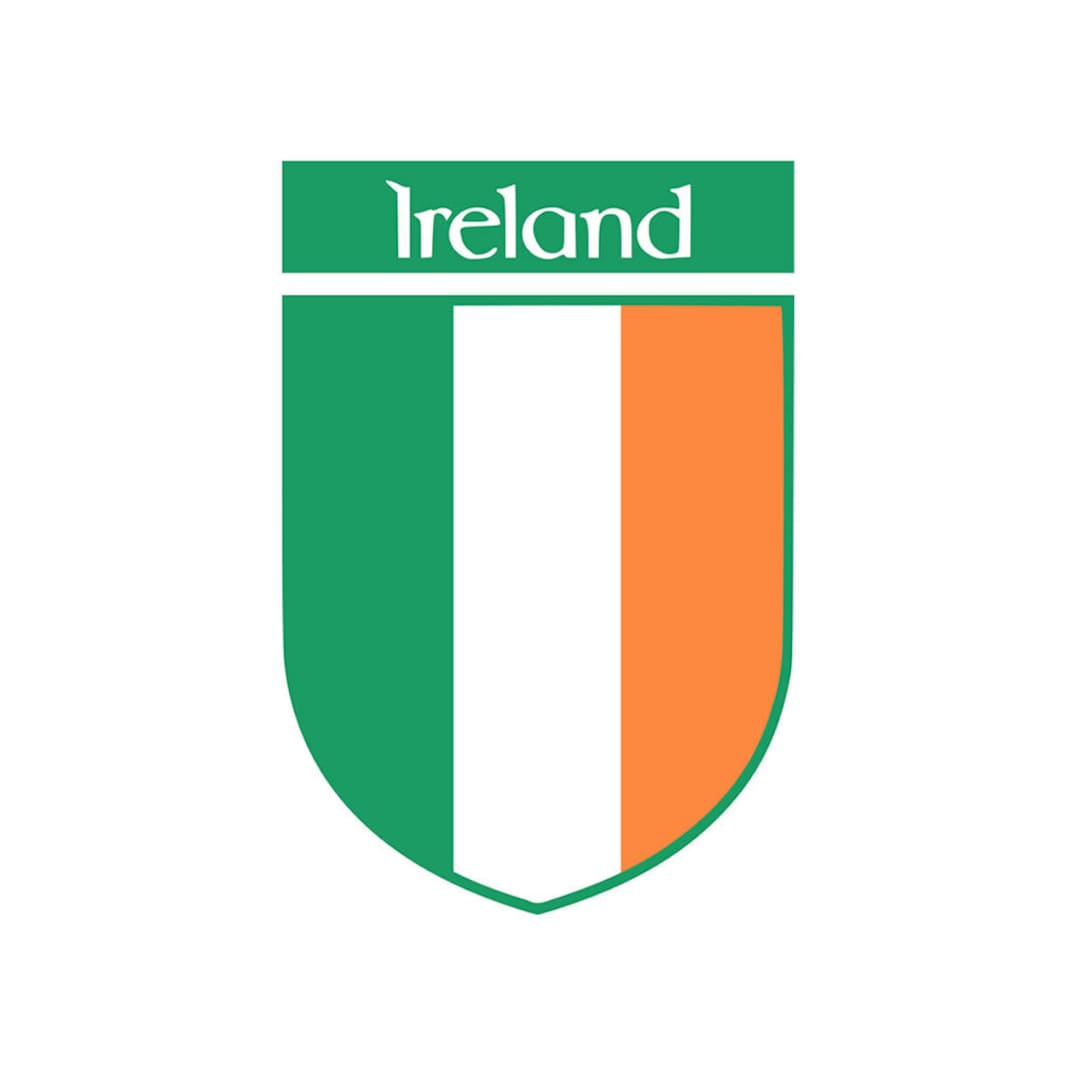 Ireland Team Crest Iron on Screen Print Transfers for Fabrics Machine ...