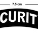 Set of 3 Iron on Security Screen Print Transfers for Fabrics Machine ...